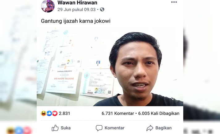 Penjelasan Pria Ingin Fokus Nganggur Tagih Janji Jokowi | Tagar Penjelasan Pria Ingin Fokus Nganggur Tagih Janji Jokowi | Tagar