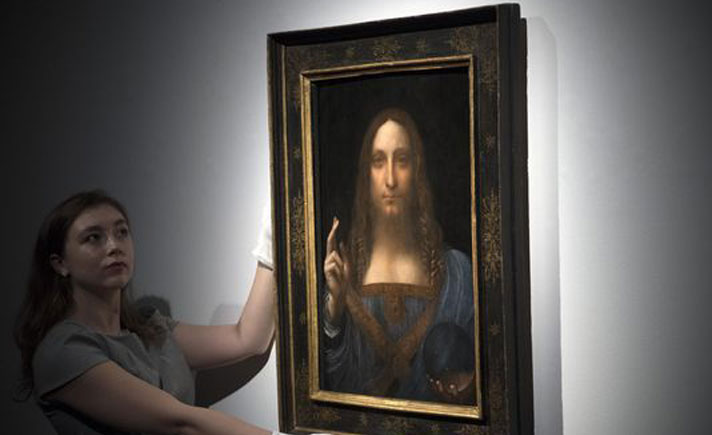 Lukisan Kristus "Salvator Mundi" da Vinci Terjual 450,3 Juta Dolar AS | Tagar