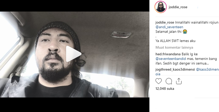 Hilang Tergulung Tsunami, Jenazah Drummer Seventeen Andi Darmawan ...