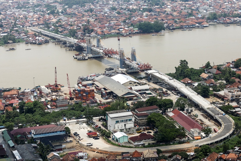 Foto: Mega Proyek Jembatan Musi IV, November 2018 Siap Digunakan | Tagar