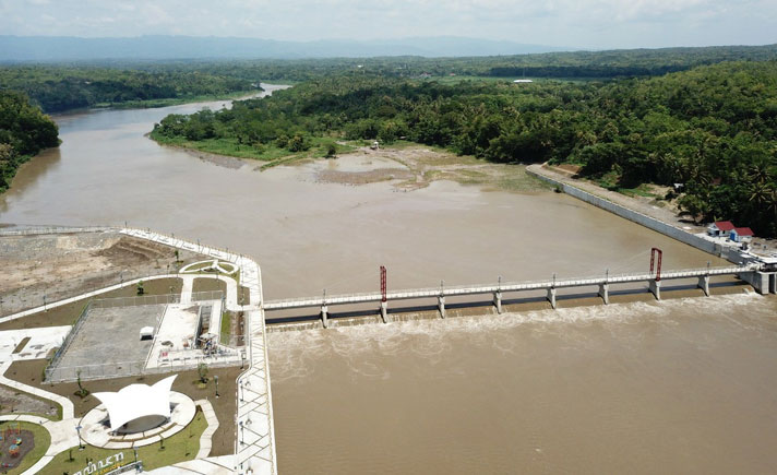 Kementerian PUPR Selesaikan Pembangunan Bendung Kamijoro Bantul | Tagar