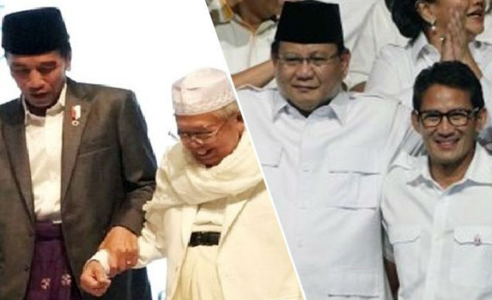 Jokowi-Ma'ruf 1 Prabowo-Sandi 2 | Tagar