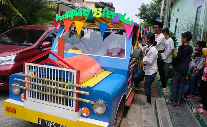 Foto: TPS Disulap Menjadi Indonesia Mini | Tagar