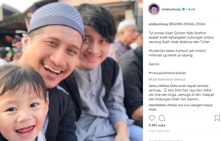 Artis Dalam Momen Idul Adha: I Feel Good Setiap Kali Memberi | Tagar