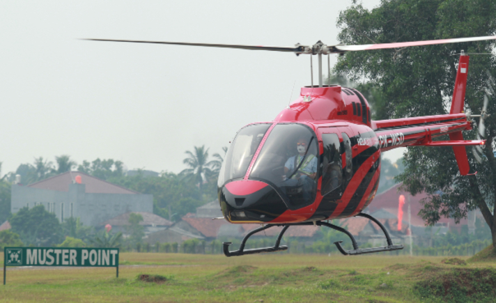 Foto: Mudik ke Kampung Halaman dengan Helikopter | Tagar