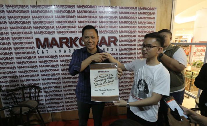 Beruntungnya AHY Terima Voucher Makan Gratis Markobar Sepanjang Massa ...