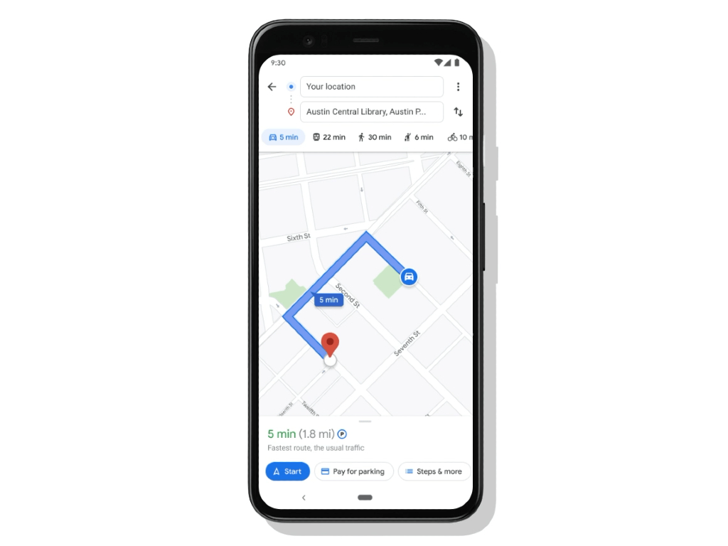 Kini, Pengendara Bisa Bayar Parkir Lewat Google Maps | Tagar