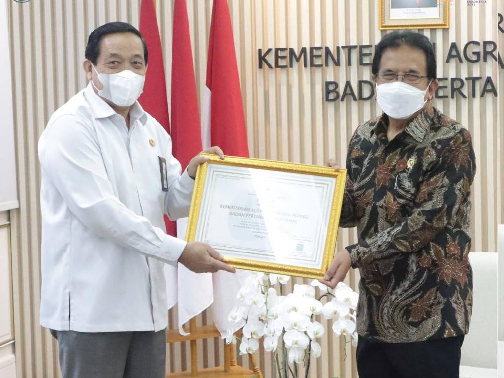 Kementerian ATR/BPN Raih Indeks Kepatuhan Kategori Tinggi | Tagar