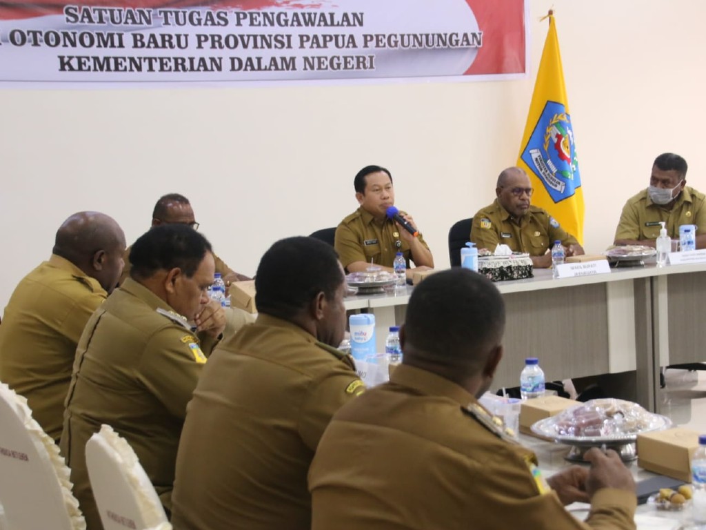 Pacu Percepatan Kesiapan Peresmian Provinsi Papua Pegunungan Kemendagri Terjunkan Tim Pengawalan ...