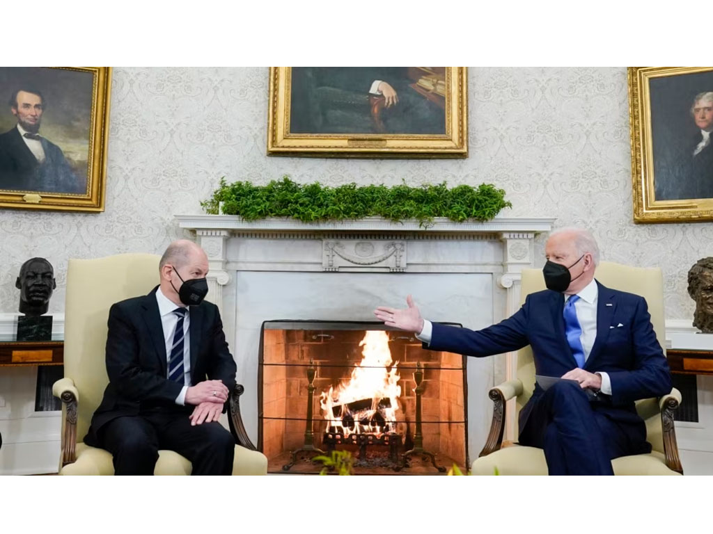 Presiden AS Joe Biden Terima Kunjungan Kanselir Jerman Olaf Scholz | Tagar