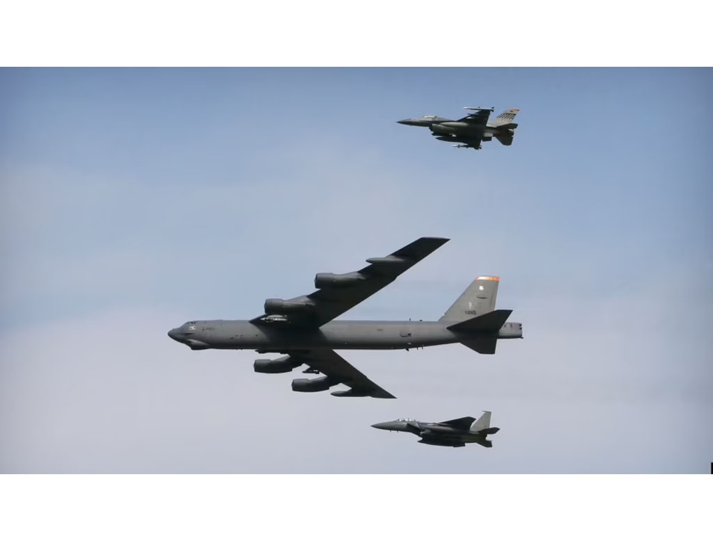 AS Terbangkan Pesawat Pengebom B52 Berkemampuan Nuklir di Wilayah Korea ... AS Terbangkan Pesawat Pengebom B52 Berkemampuan Nuklir di Wilayah Korea ...