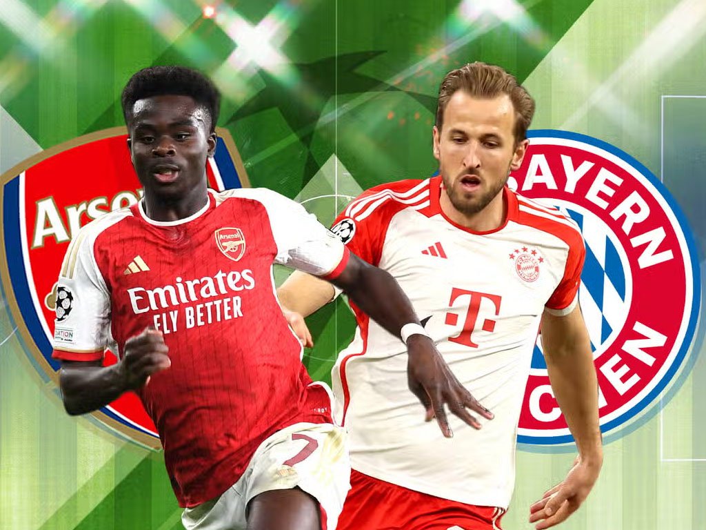 Arsenal vs Bayern Munich di Leg 1 Perempat Final Liga Champions 10 ...